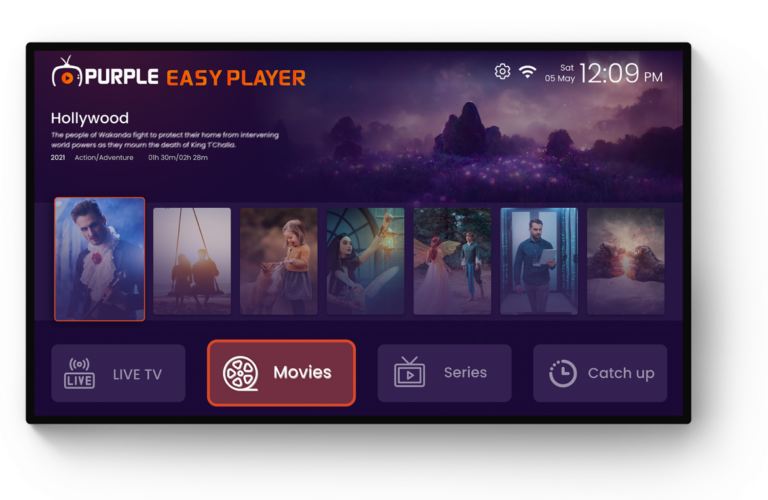 Our Apps | Explore Purple Smart's Customizable IPTV Players