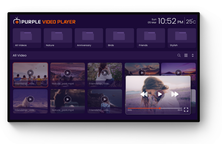 Our Apps | Explore Purple Smart's Customizable IPTV Players