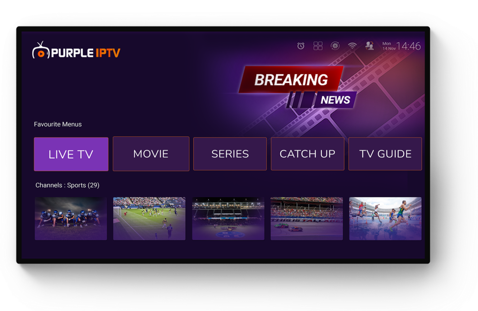 Our Apps | Explore Purple Smart's Customizable IPTV Players